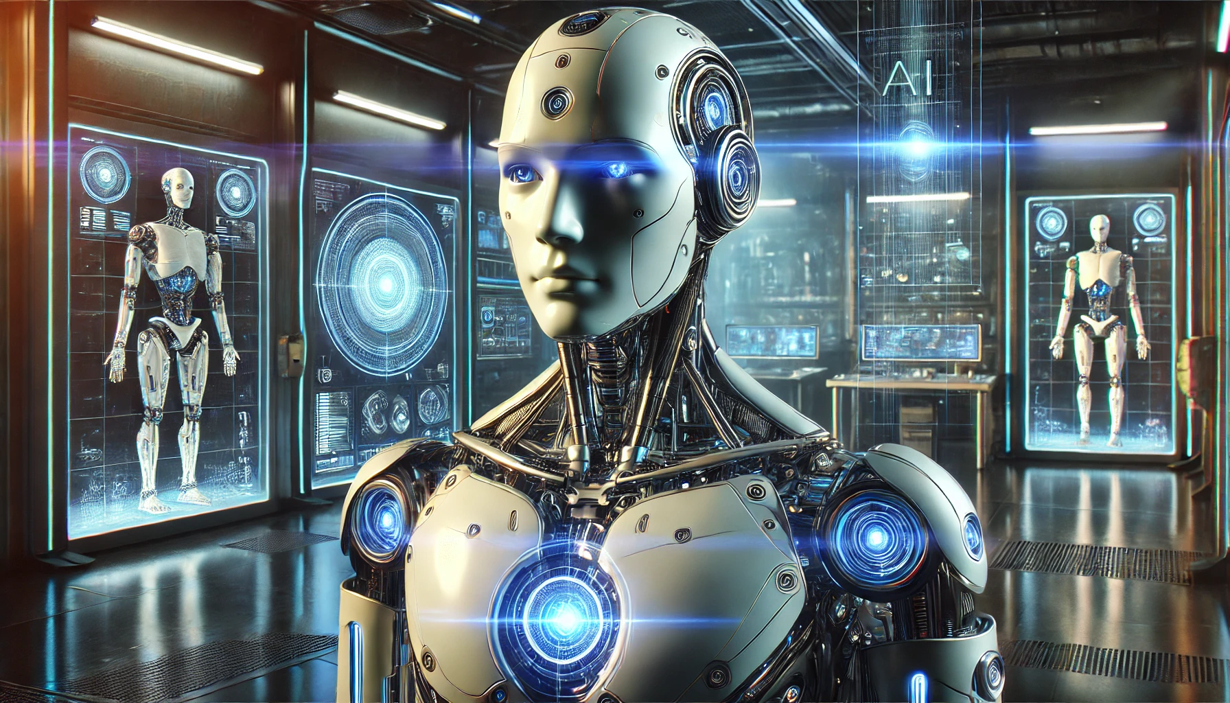 The integration of AI and robots, AI robots